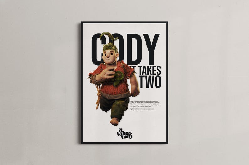 It Takes Two May & Cody Posters Light - Minimalist It Takes Two ...