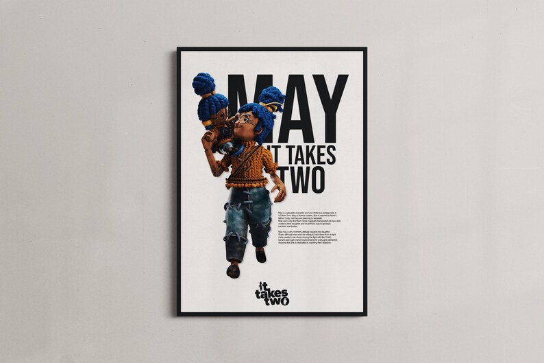 It Takes Two May & Cody Posters Light - Minimalist It Takes Two ...