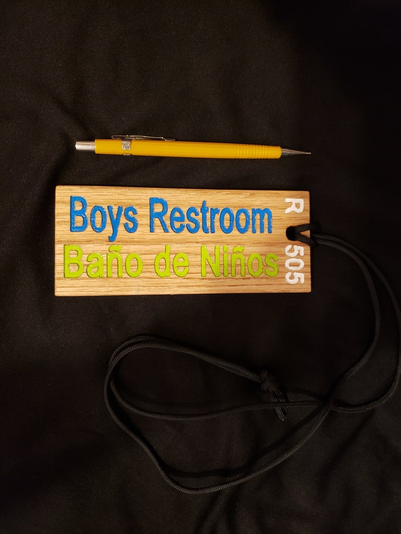 School Hall Passes Restroom Nurse Library Pases Escuela Pasillo Baño ...