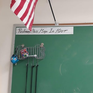 School Hall Passes Restroom Nurse Library Pases Escuela Pasillo Baño ...