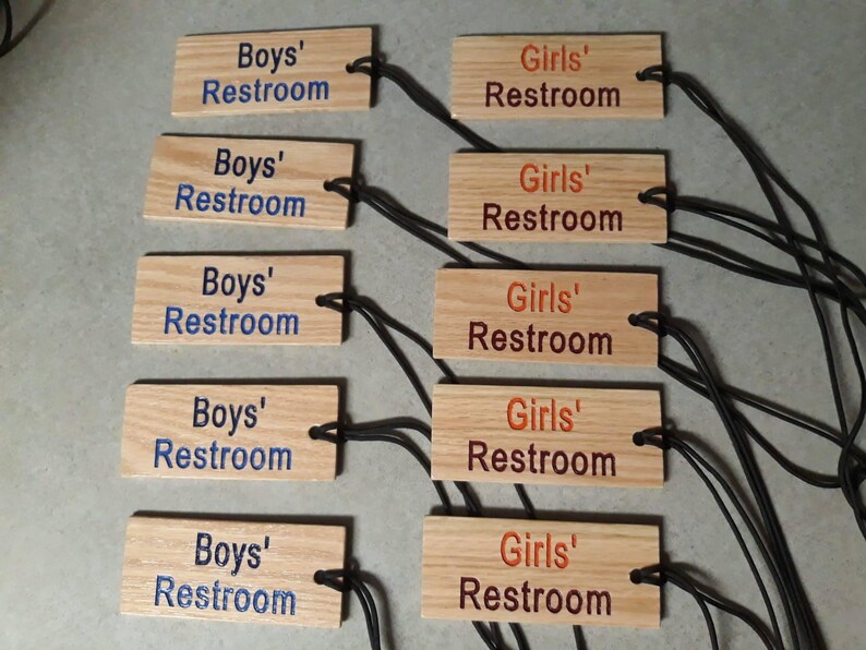 School Hall Passes Restroom Nurse Library Pases Escuela Pasillo Baño ...