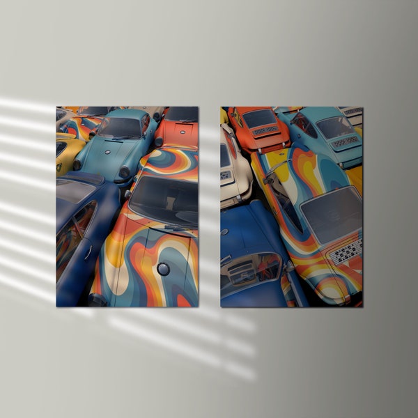 Singer Porsche Poster - Etsy