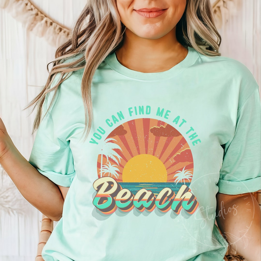 Beach Summer Tropical Shirt, Summer Vacay Tee, Beach Theme Vibes Shirt ...