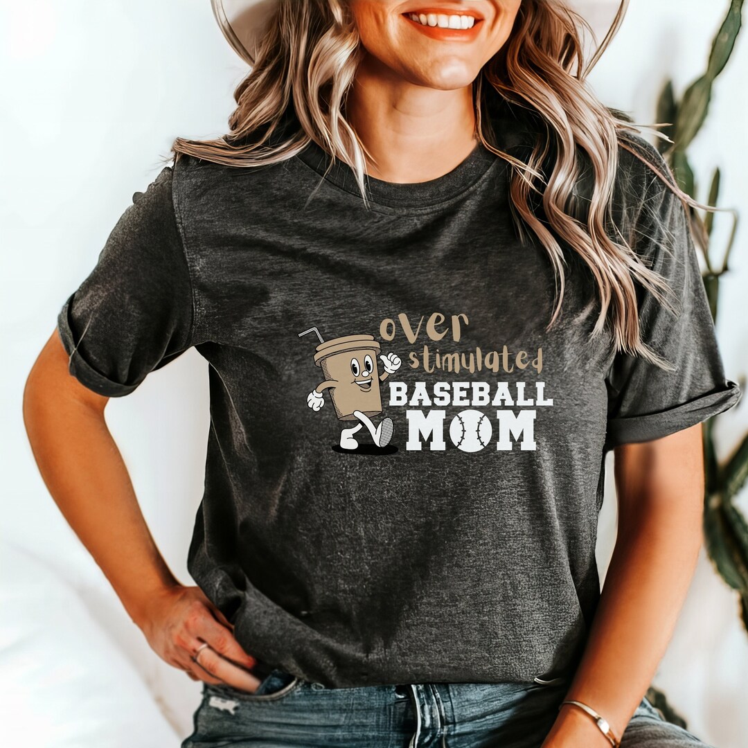 Funny Baseball T-shirt, Baseball Game Shirt, Baseball Mom Tee, Baseball Gift for Her, Game Day ...