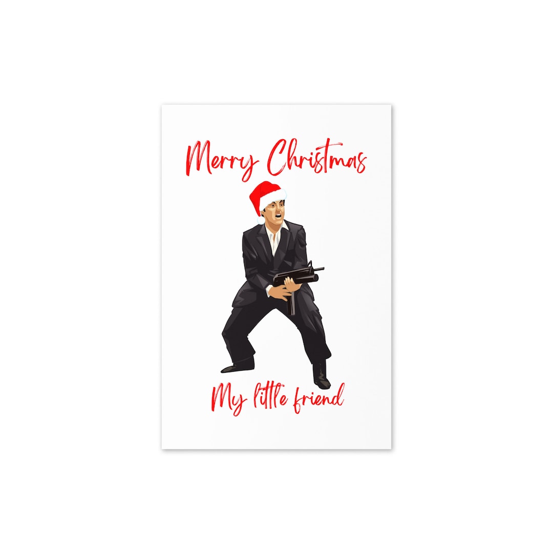 Scarface Christmas Card | From the Movies | Holiday Greeting Card ...