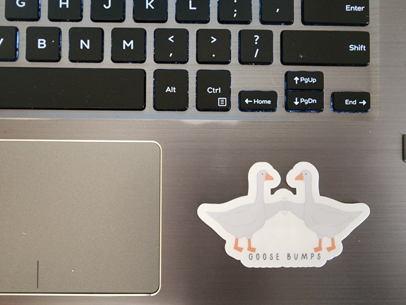 Goose Bumps Vinyl Sticker - Geese Fist Bumping - Etsy