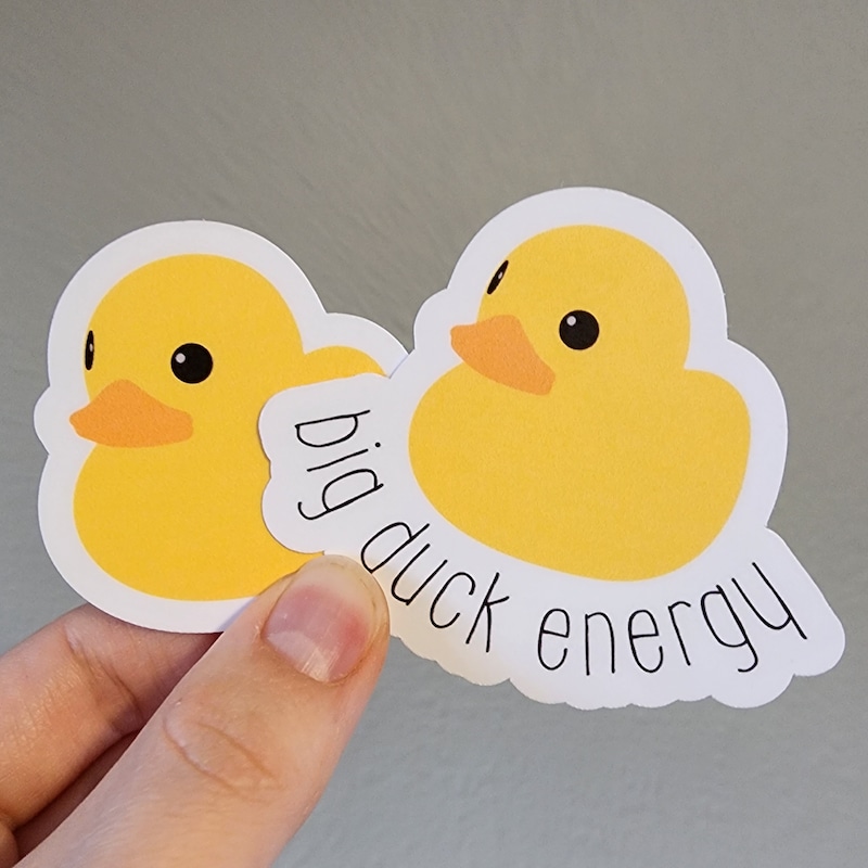 Rubber Duck Sticker - Etsy