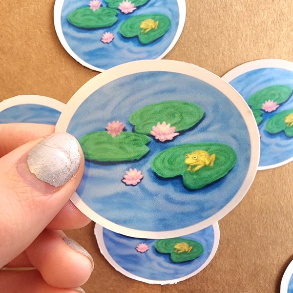 Lily Pad Sticker - Etsy