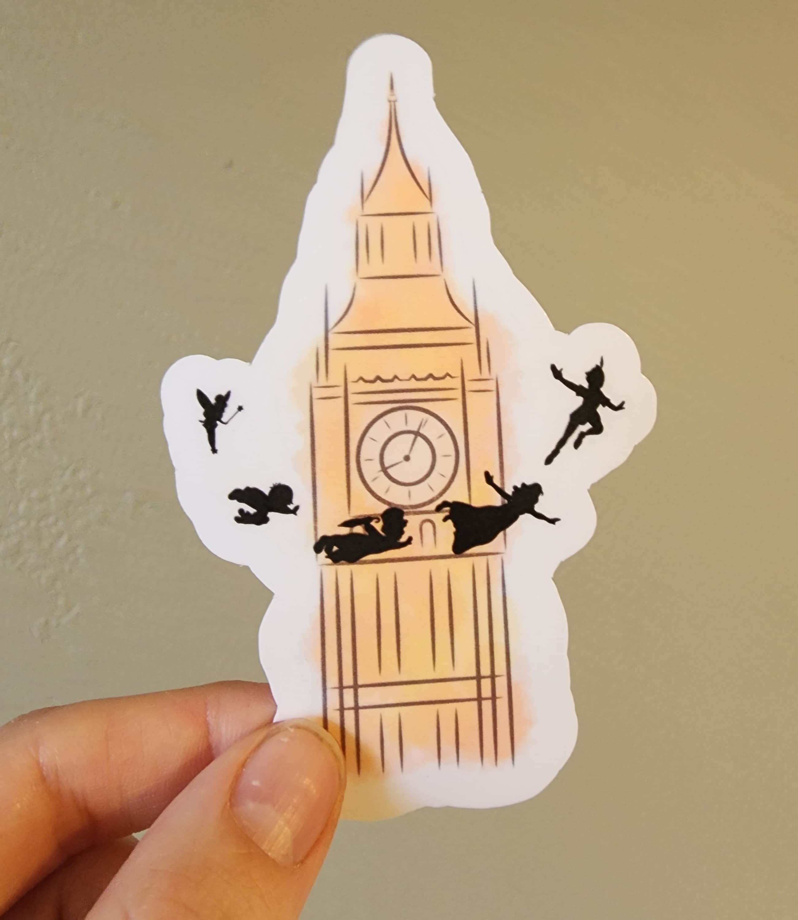Big Ben Silhouette Peter Pan Big Ben Peter Pan Etsy UK
