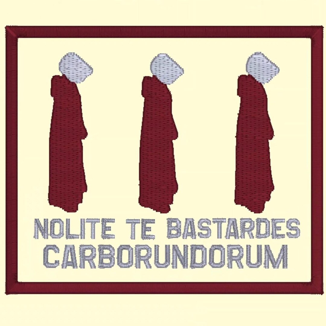 Handmaids Tale Embroidery File, Women's Rights Activism, Embroidery ...