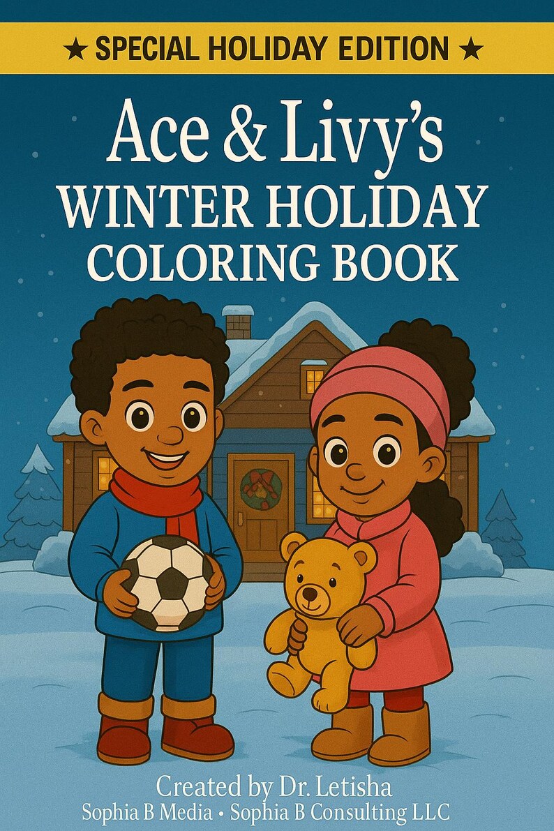 Ace and Livy Coloring Book (love Bok Series) - Etsy