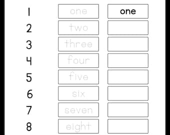 Counting Objects to 20 Number 1 to 20 Kindergarten - Etsy Israel