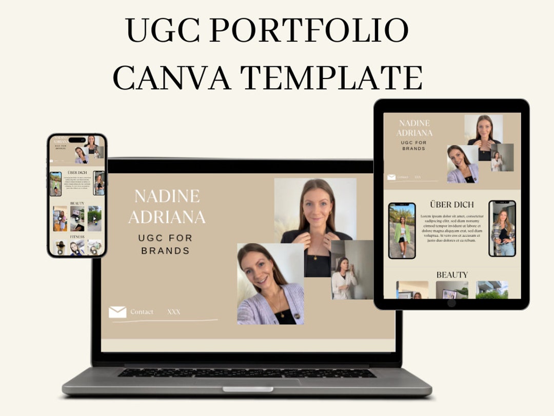 UGC Portfolio Template UGC Portfolio Template to Fill Out UGC Creator ...