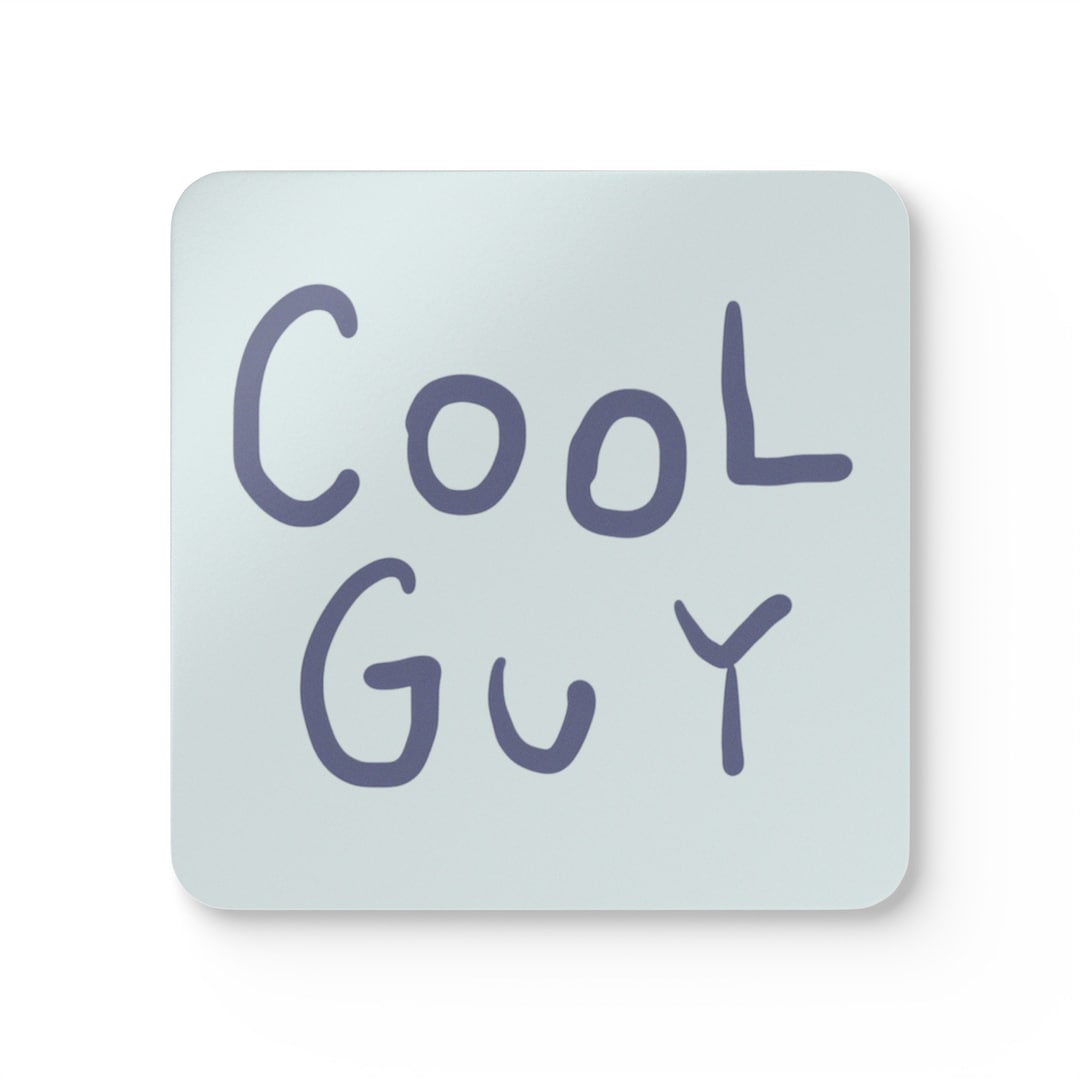 Cool Guy Coasters - 4 Piece Set - Etsy