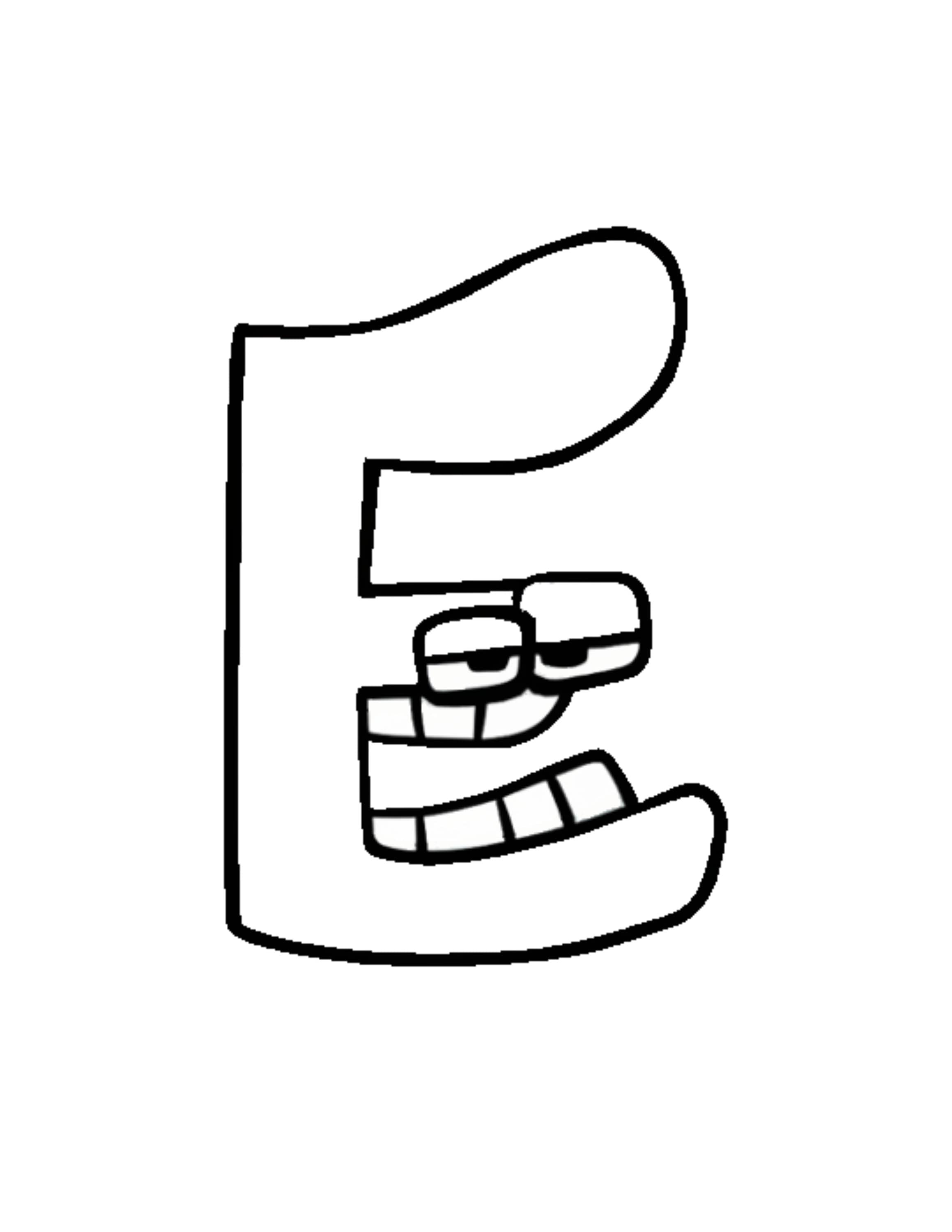 Alphabet Lore Children's Individual Letters Coloring Pages | All ...