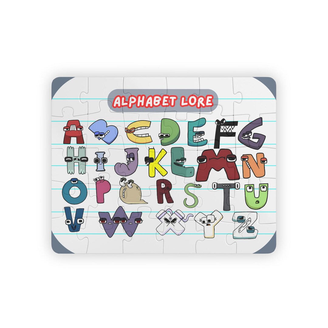 Alphabet Lore Puzzle, 30-pieces - Etsy