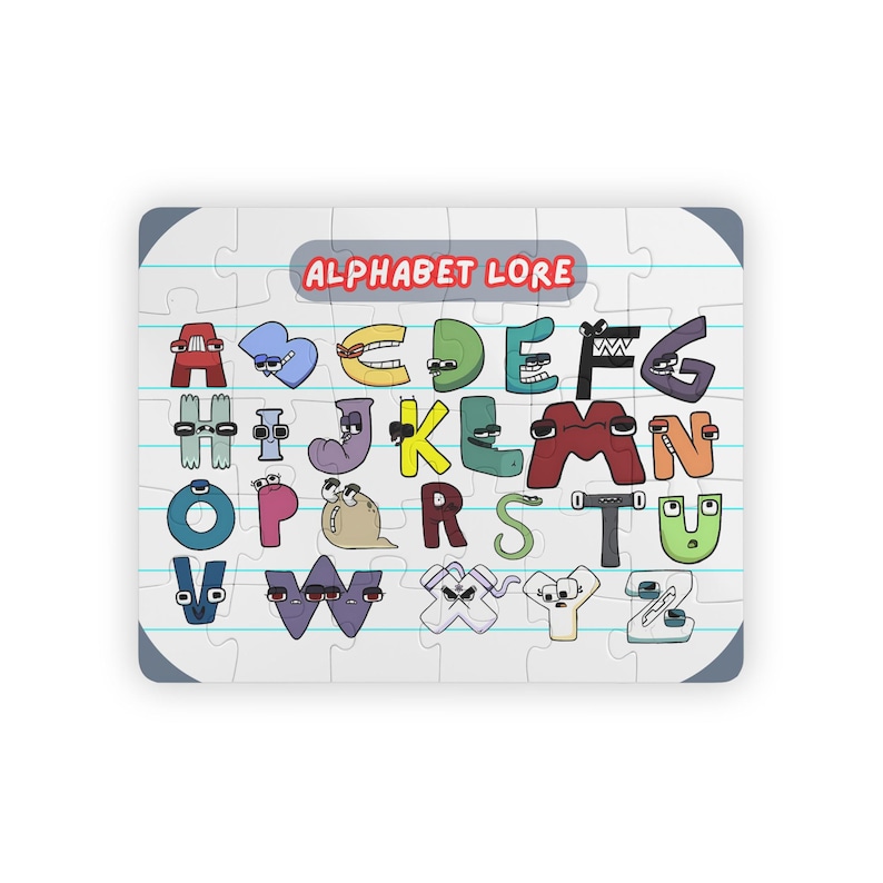 Alphabet Lore Kids' Puzzle, 30-pieces - Etsy