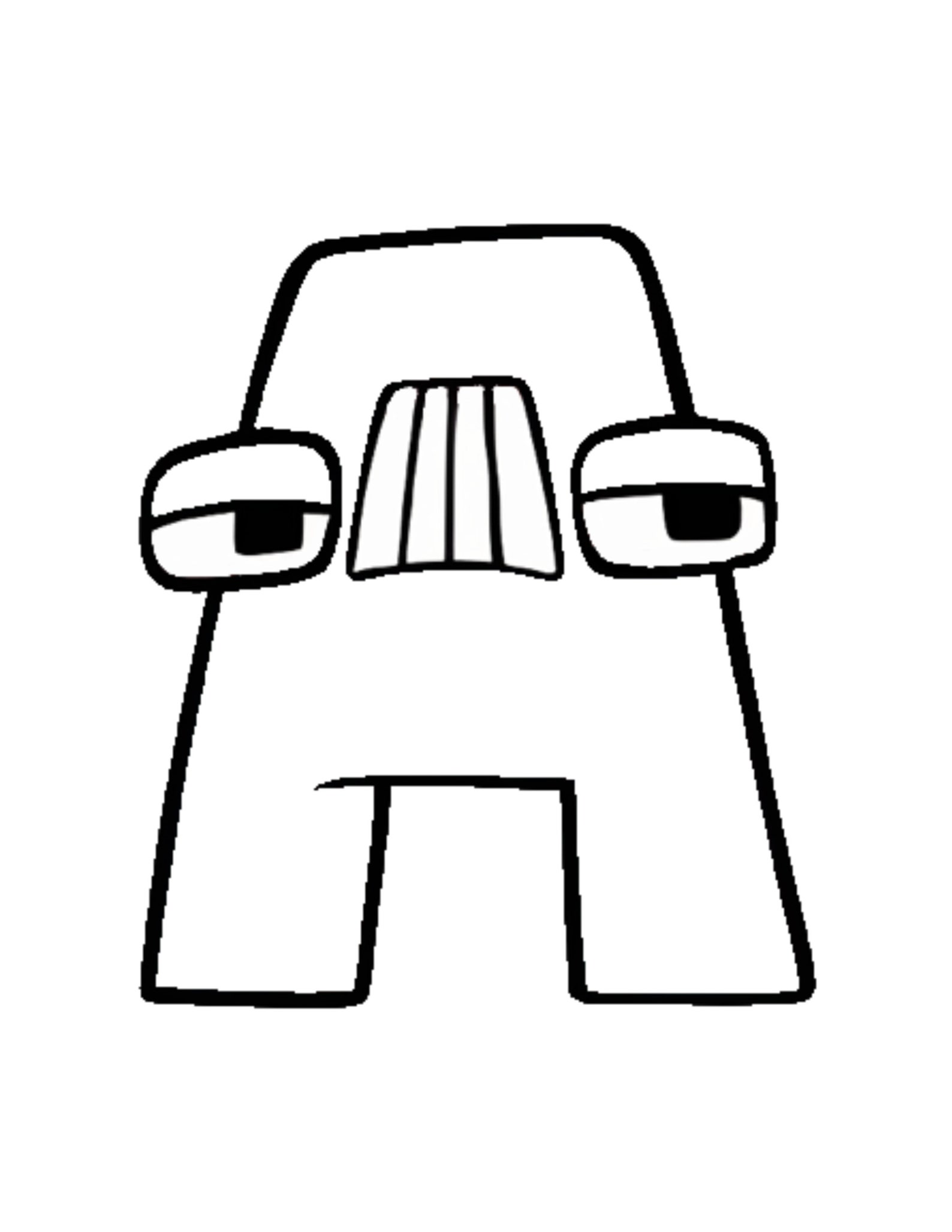 Alphabet Lore Children's Individual Letters Coloring Pages | All ...