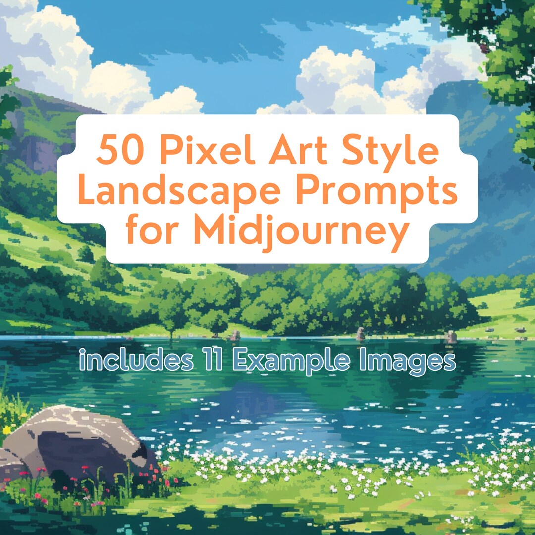 50 Pixel Art Wallpaper Midjourney Prompts With Examples (digital Download) - Etsy
