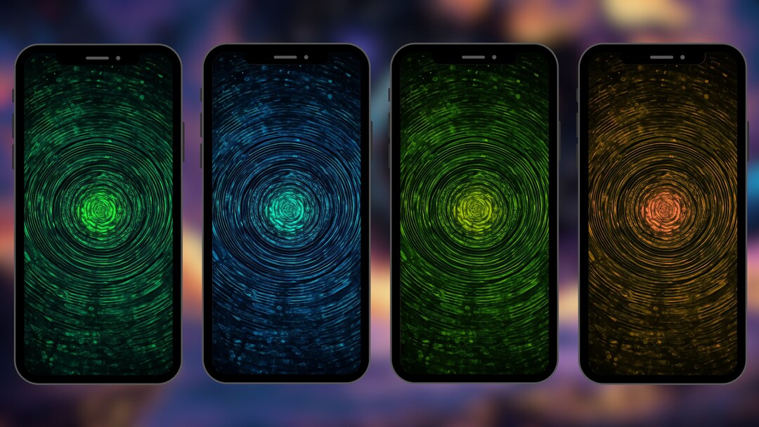 Ripple Pattern Phone Wallpaper Pack: 8 High-resolution Backgrounds ...