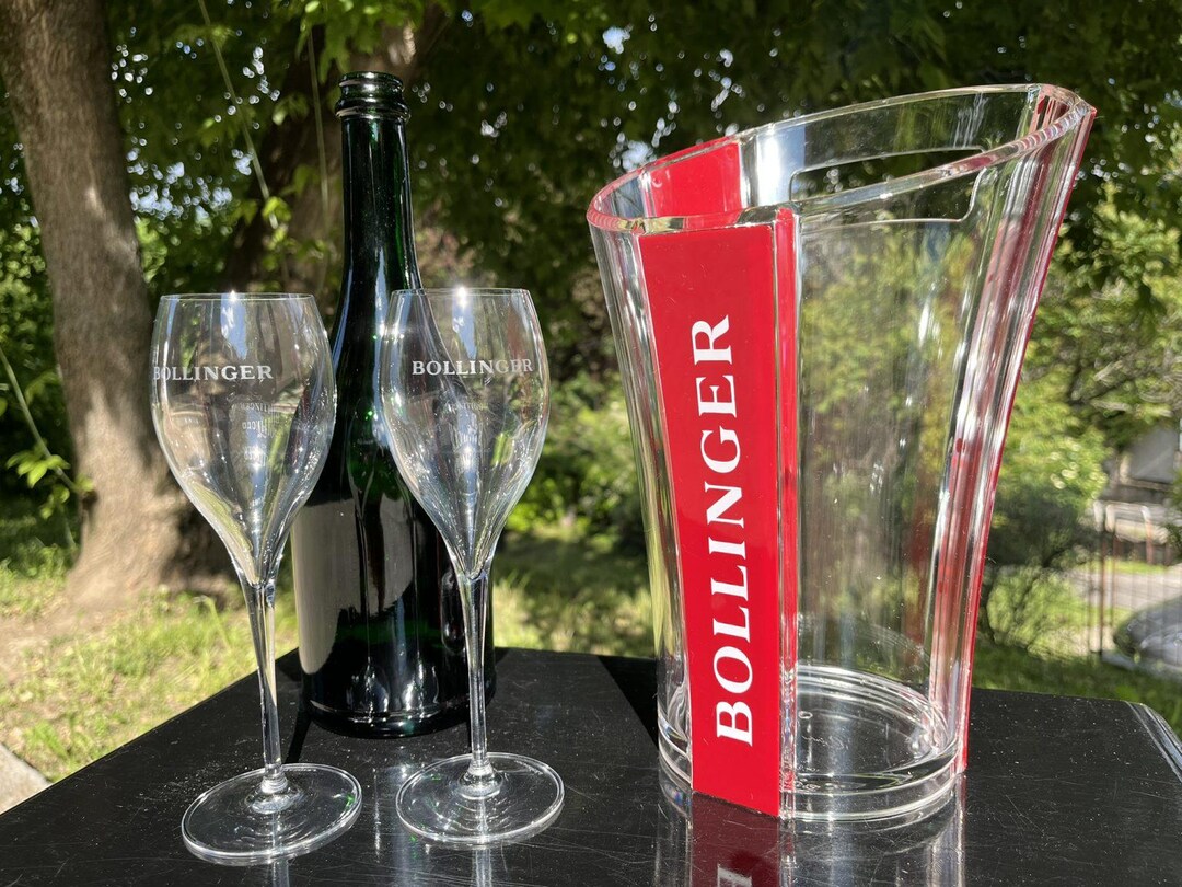 Bollinger Champagne Gift Set – Magnum Ice Bucket With 2 Glasses - Etsy