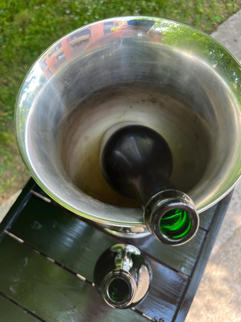 SILVER-PLATED Champagne or Wine Cooler - Etsy