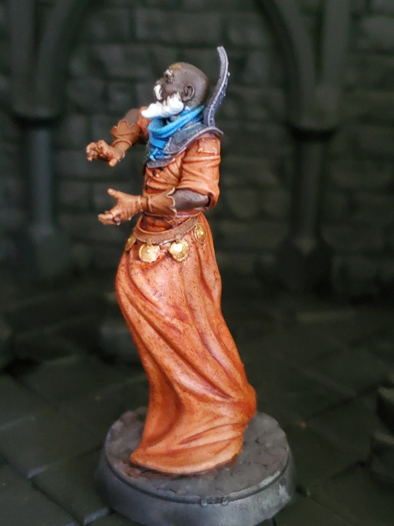Hand Painted Floating Mage: 3D Printed Tabletop Miniature (28mm) - Etsy