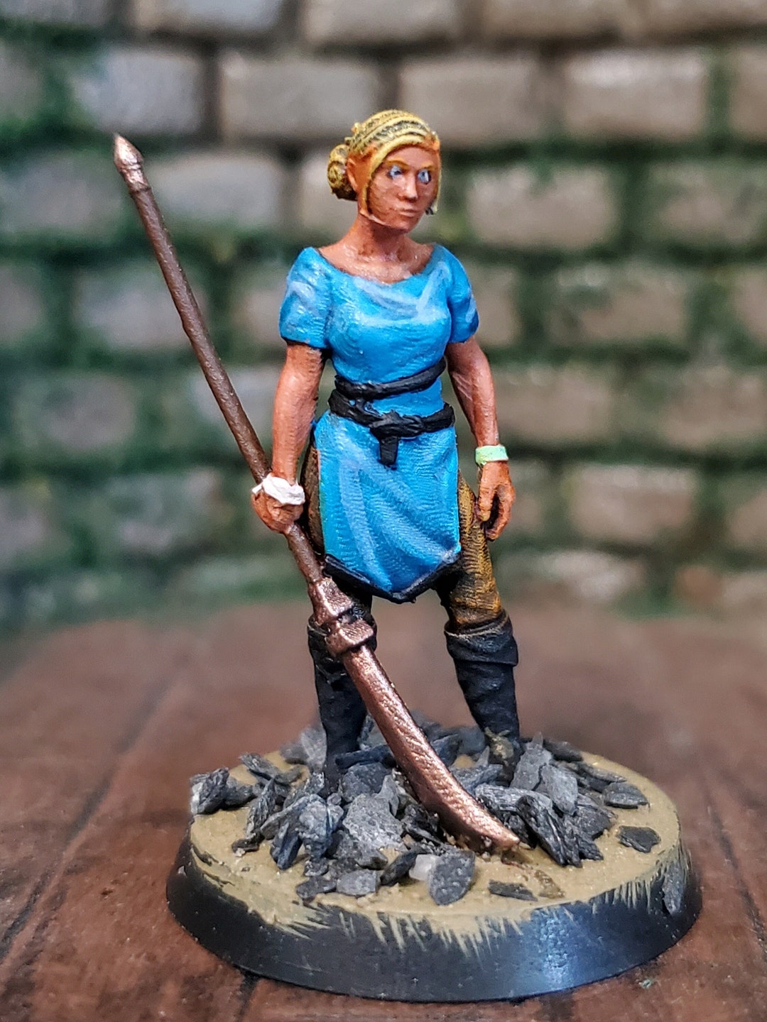 Adventurer in Blue With Long Blade - Etsy
