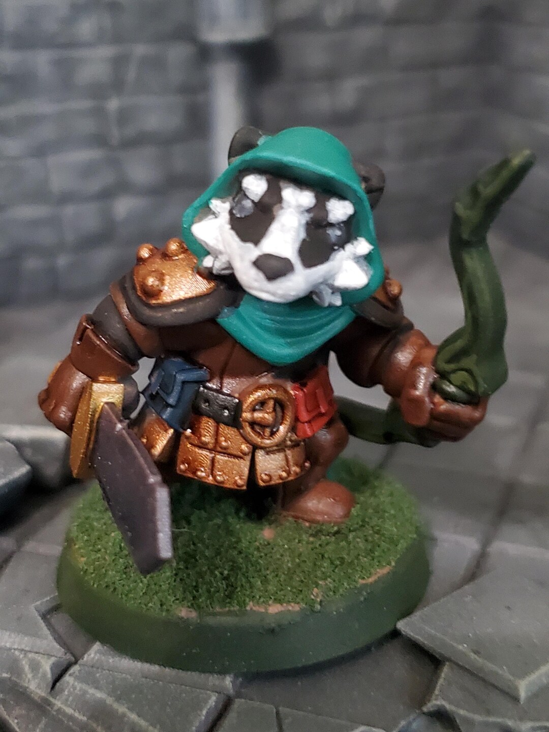 Hand Painted Badger Ranger Miniature - 3D Printed Tabletop Figure - Etsy