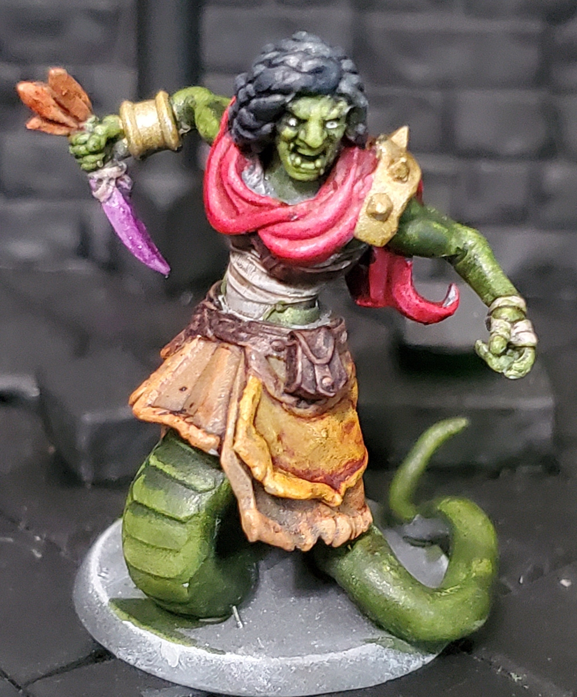 Naga (half Human/half Serpent) Mini - Etsy