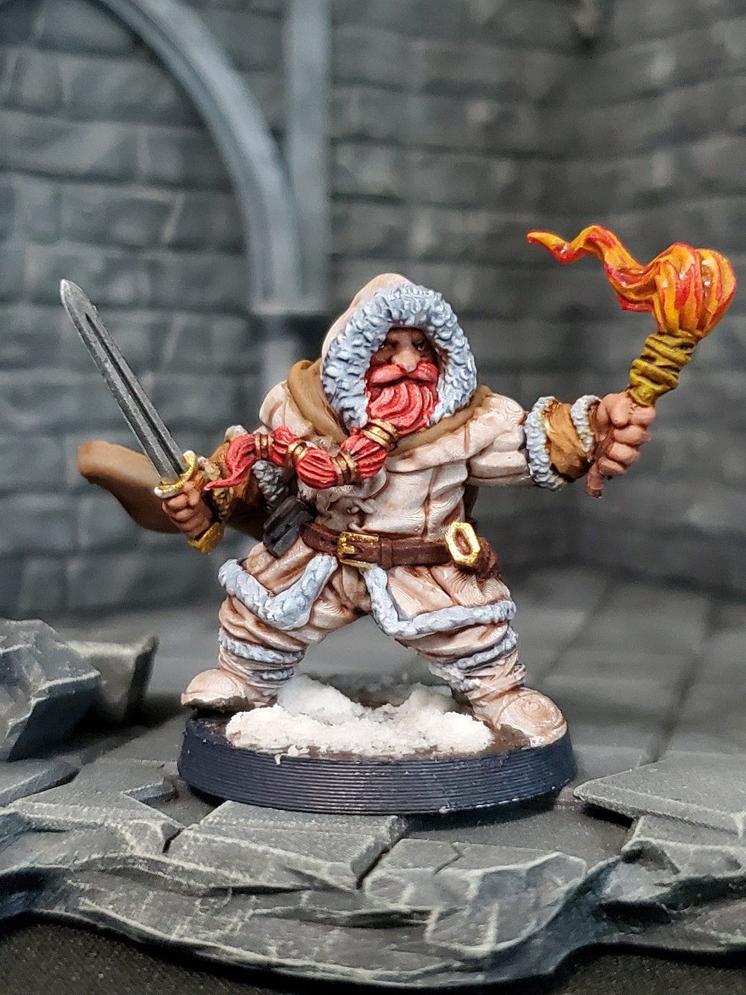 Dwarf Explorer in Brown Cape - Etsy