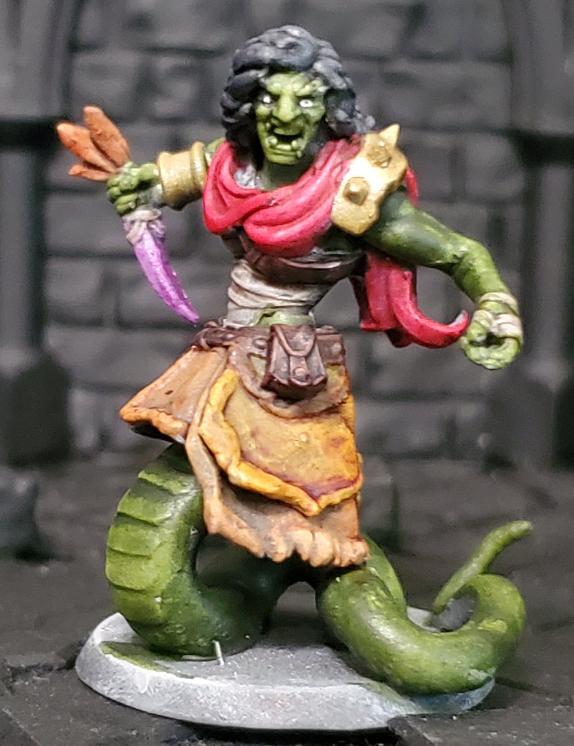 Naga (half Human/half Serpent) Mini - Etsy