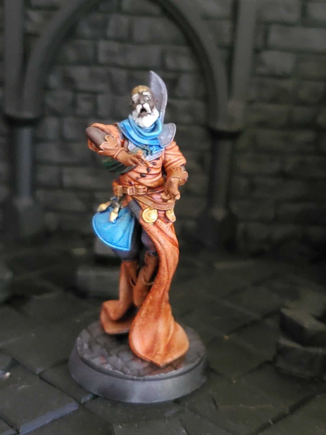 Hand Painted Floating Mage: 3D Printed Tabletop Miniature (28mm) - Etsy