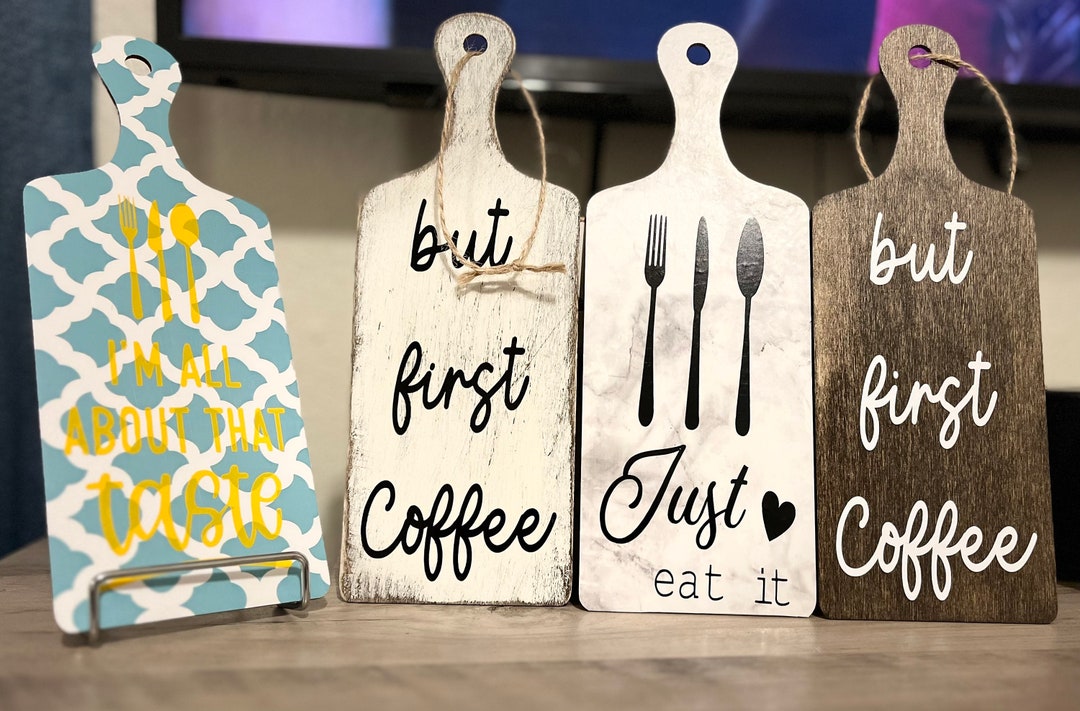 Wooden Cutting Board Signs - Etsy
