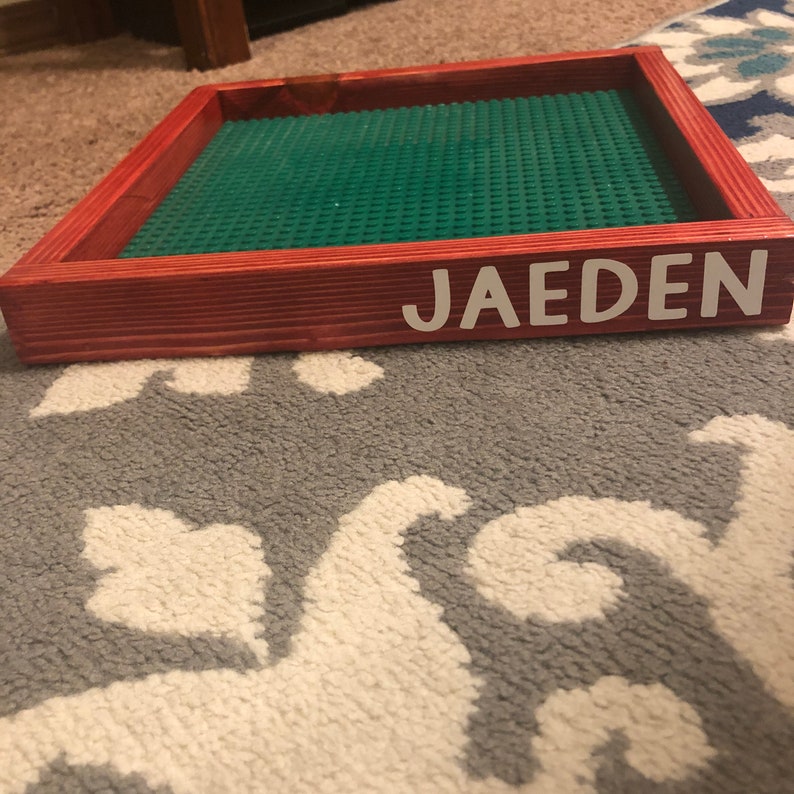 Personalized Building Block Tray, Custom Building Block Tray, Brick ...
