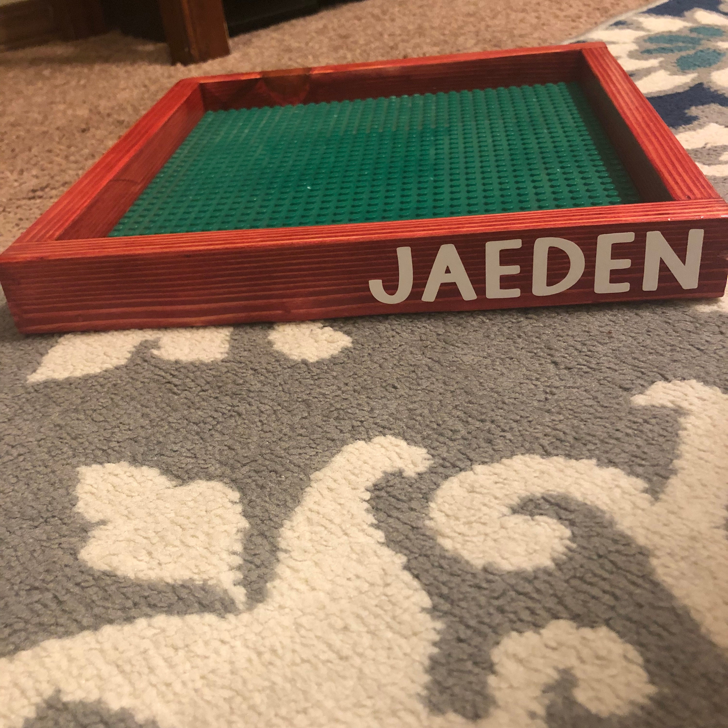 Personalized Building Block Tray, Custom Building Block Tray, Brick ...