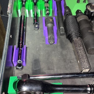 Magnetic Tool Holder for Extensions – Socket Extension Organizer ...