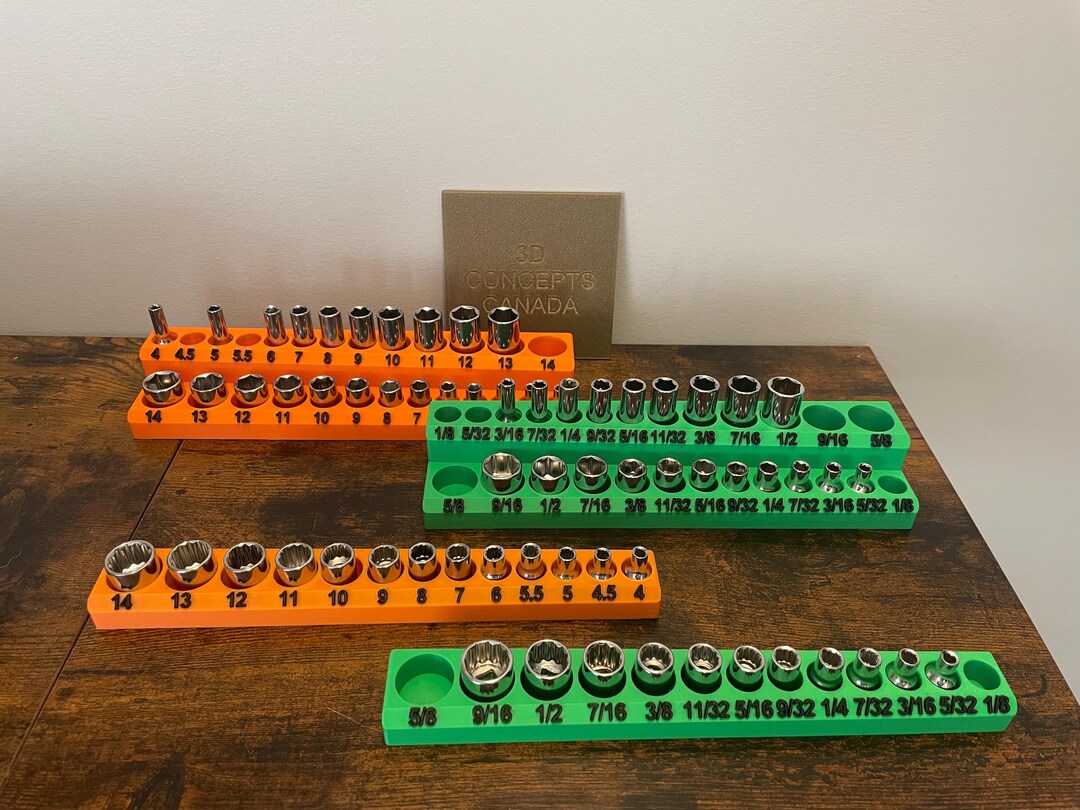 Socket Organizer, Non-magnetic Version* , Organize Your Tools in Style ...