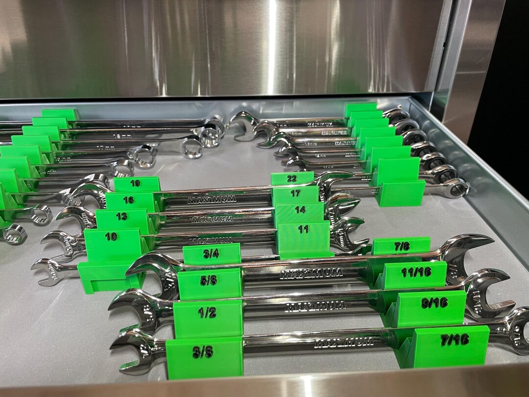 Set With Sizes- Modular Wrench Organizer, Organize Your Tools in Style ...
