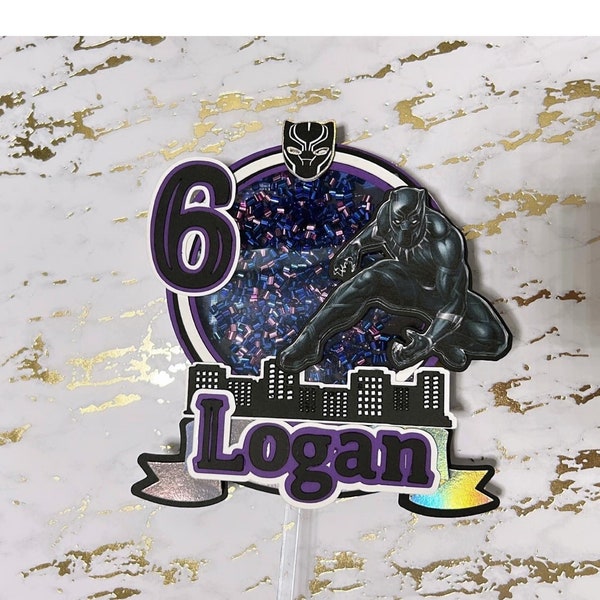 Black Panther Cake Topper for a Cake - Etsy