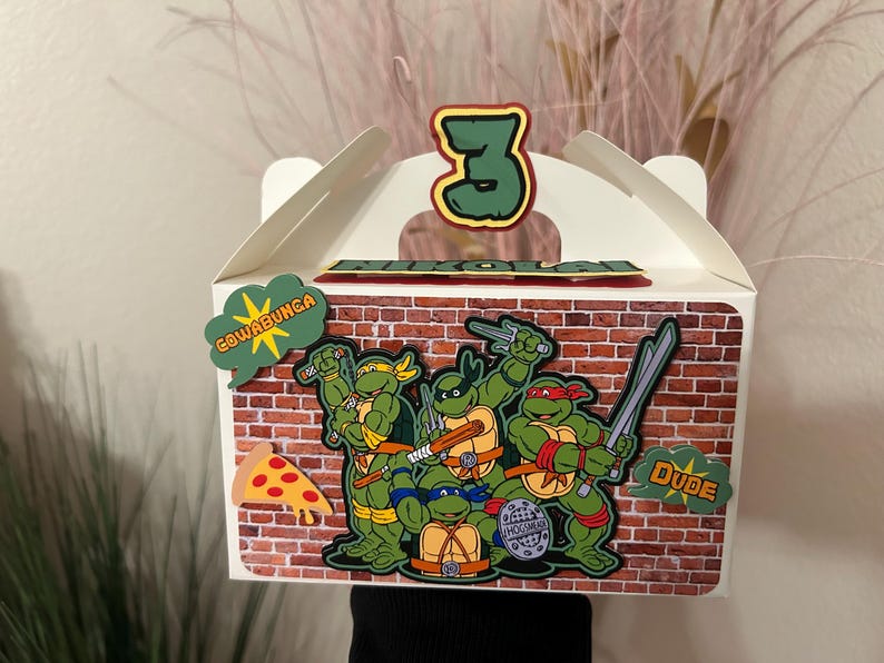 Ninja Turtles Candy Boxes - Etsy