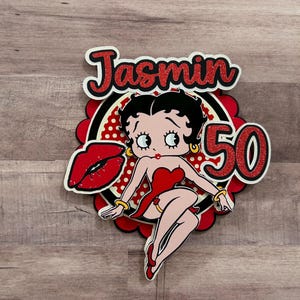 Betty Boop Cake Topper - Etsy