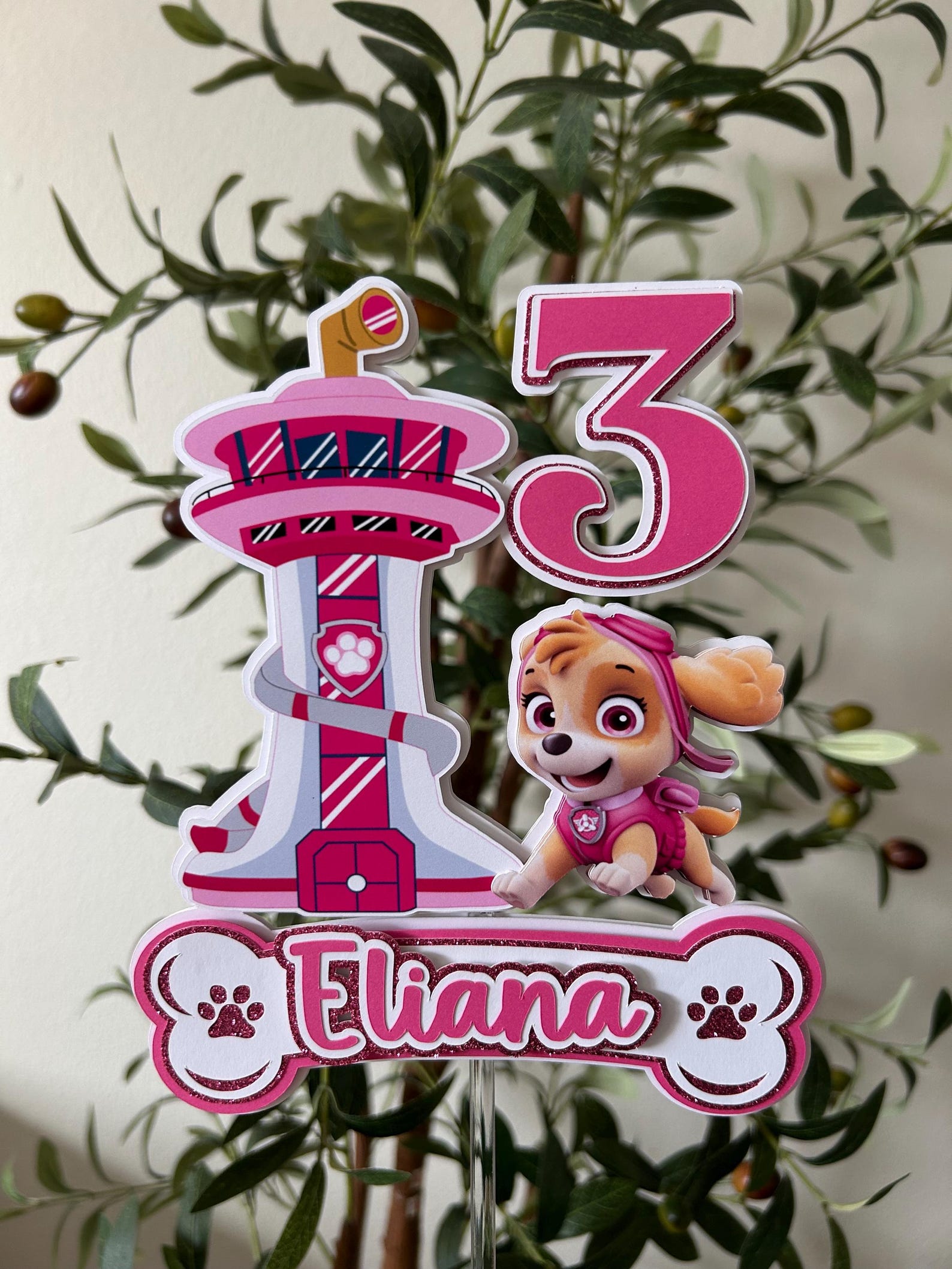 Doggy Cake Topper - Etsy