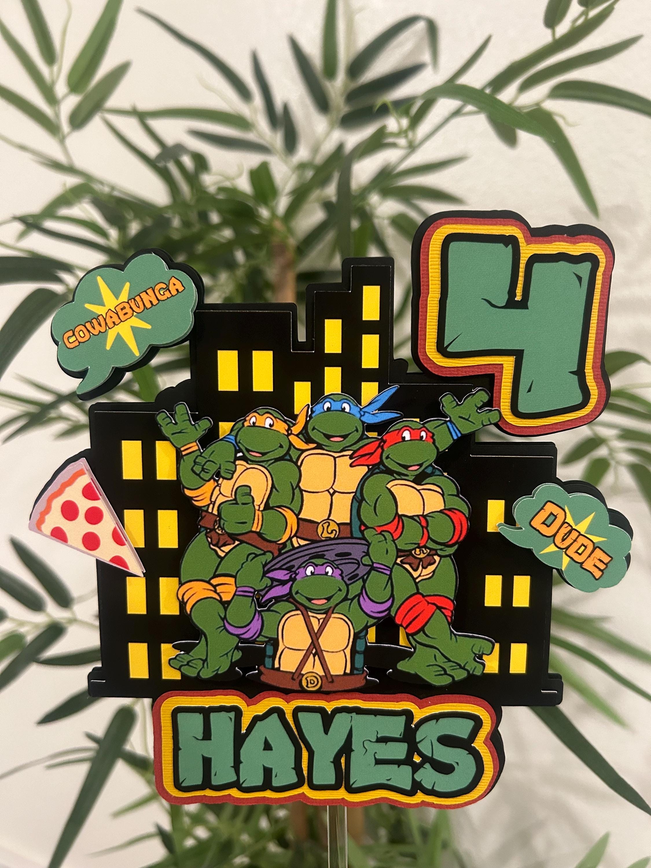 Ninja Turtle Cake Topper - Etsy
