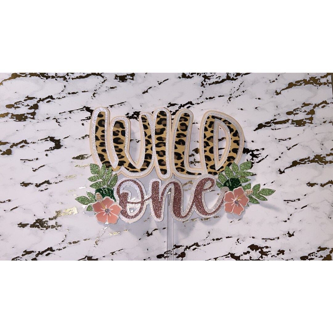 Wild One Cake Topper - Etsy