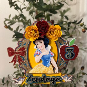 Snow White Cake Topper. - Etsy