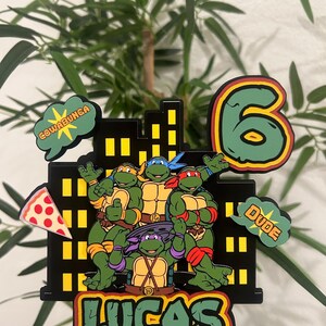 Ninja Turtle Cake Topper - Etsy