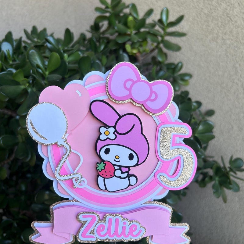 Melody Cake Topper - Etsy