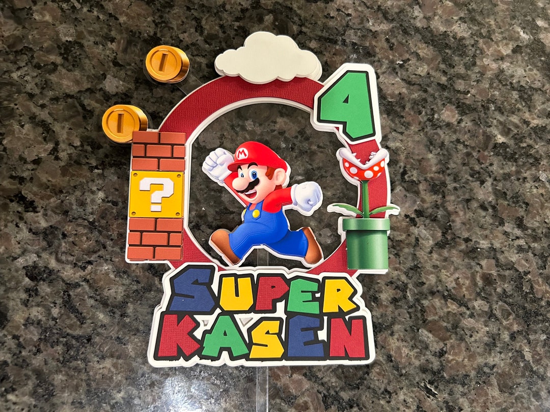 Super Mario Cake Topper - Etsy