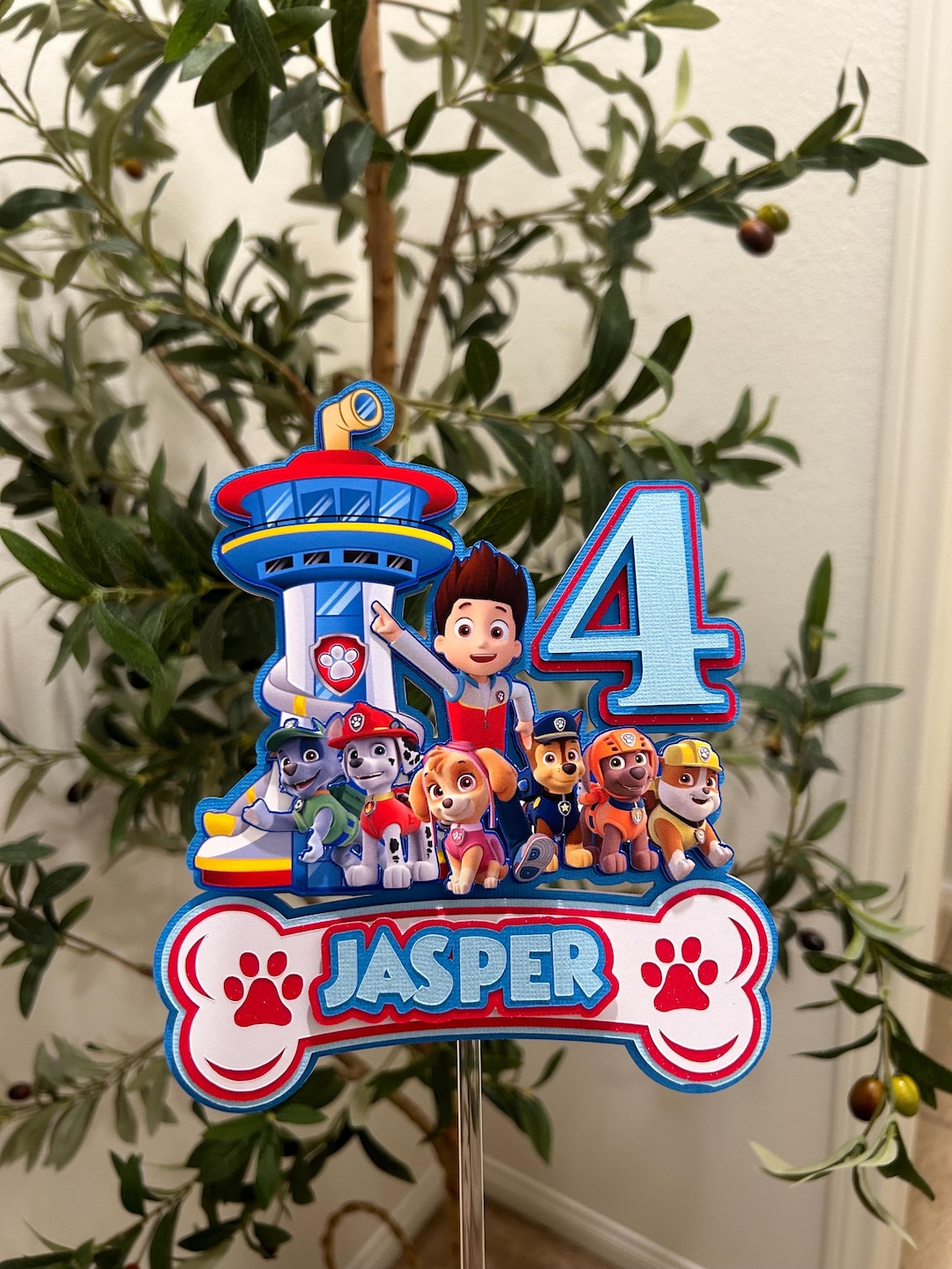 Pup Patrol Topper - Etsy